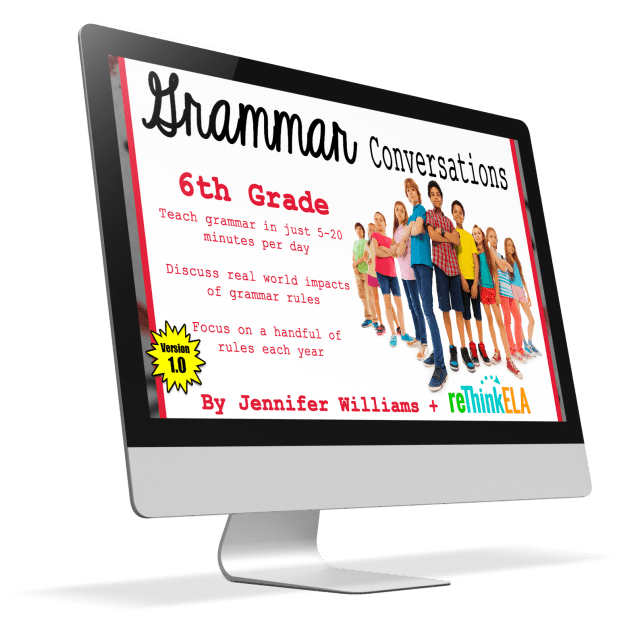 We're Releasing Grammar Conversations For 6th Grade - reThink ELA