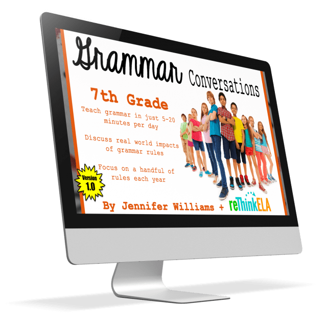 Update: We've Just Released The 7th Grade Grammar Conversations Unit ...