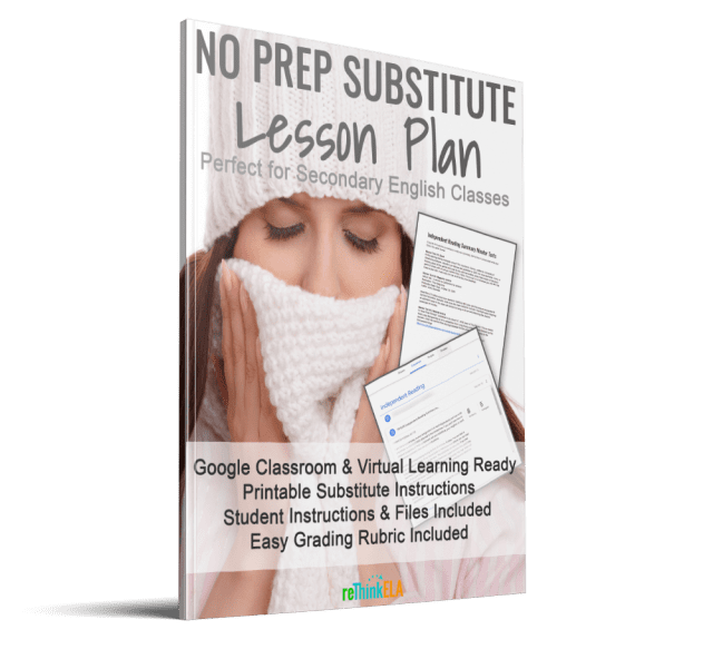 No Prep Sub Plans - reThink ELA