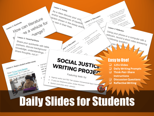 Social Justice Writing Project - reThink ELA